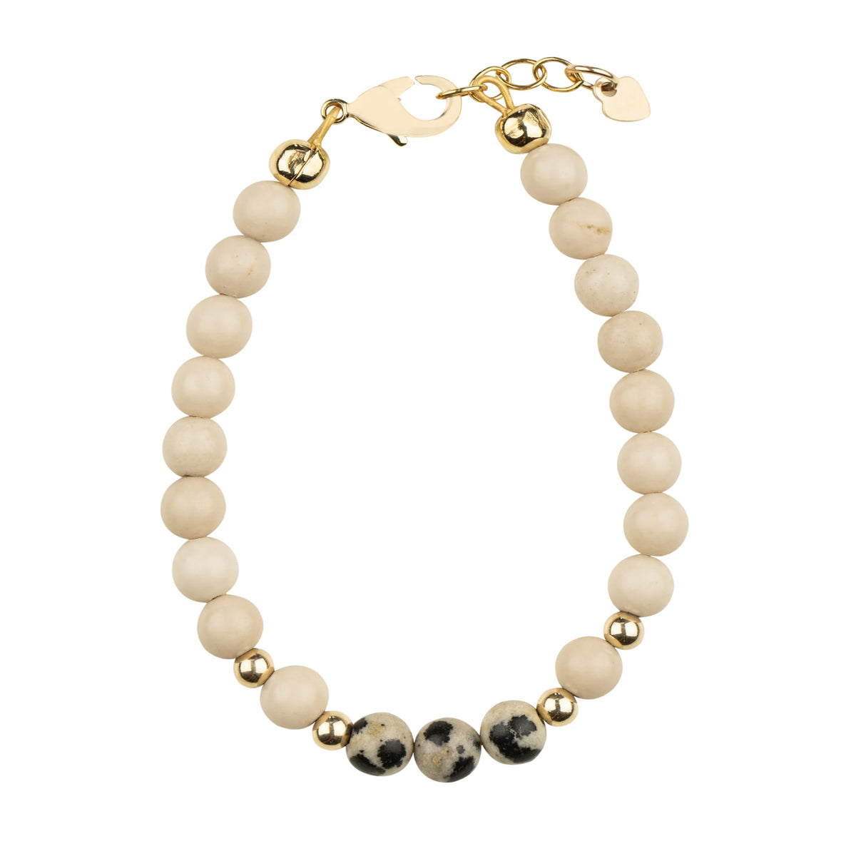 Dye Jade With Leopard Beads Bracelet – Moonlight