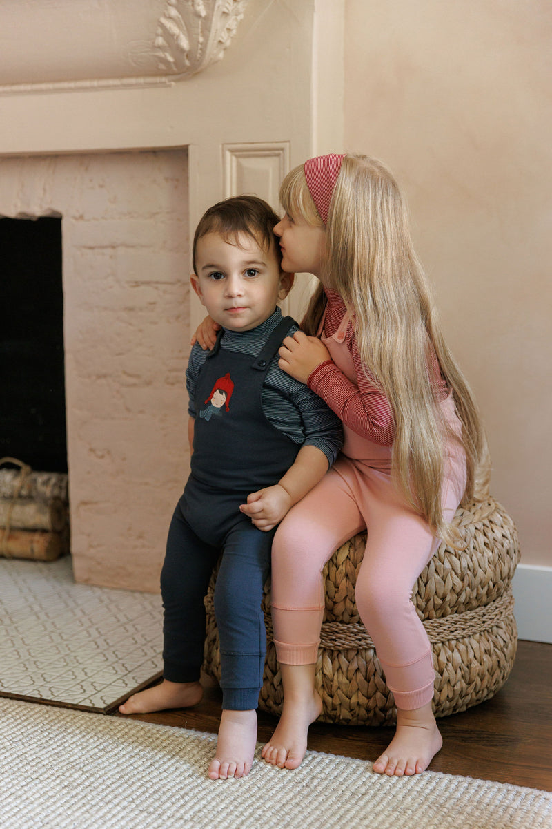 Ely's & Co Autumn Kids Collection Overalls - Navy – Moonlight