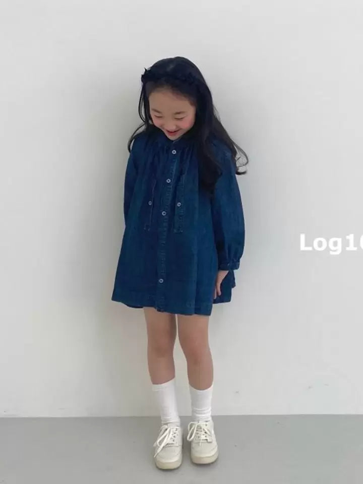 Cindy Denim Dress – Moonlight