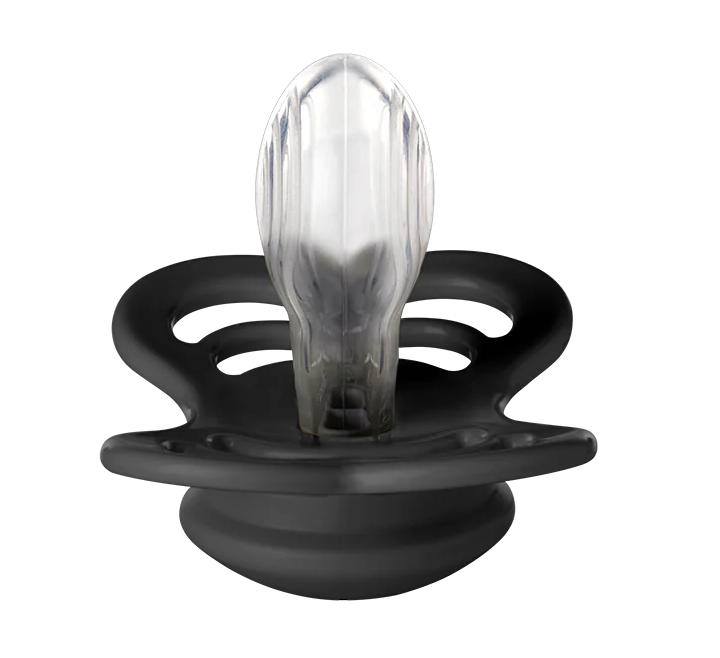 Bibs Pacifier Supreme Silicone - Black – Moonlight