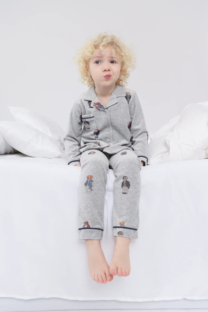Crew Bear Lounge Set - Navy – Moonlight