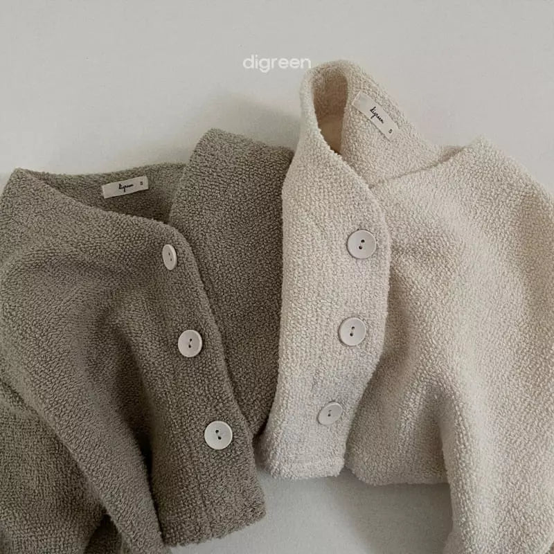 Terry ivory Cardigan – Moonlight