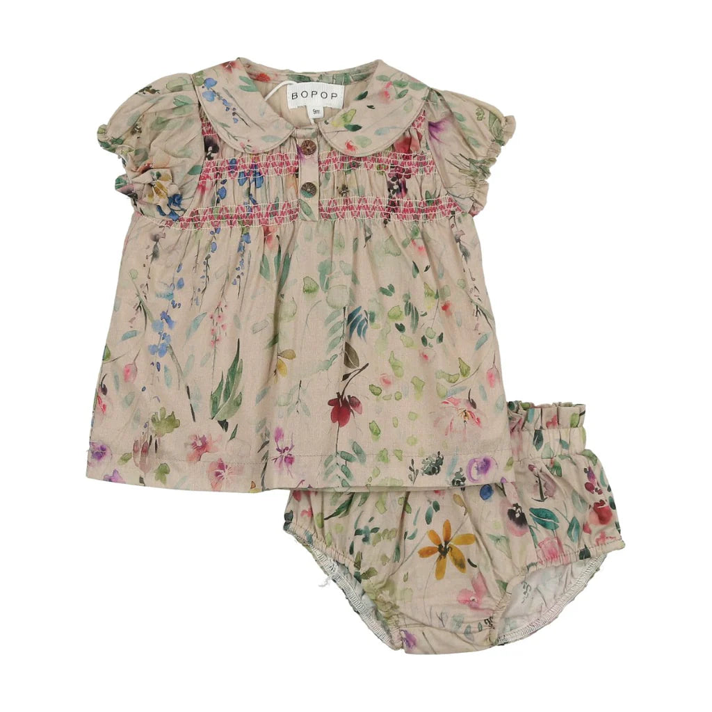 Bopop Floral Baby Set – Moonlight