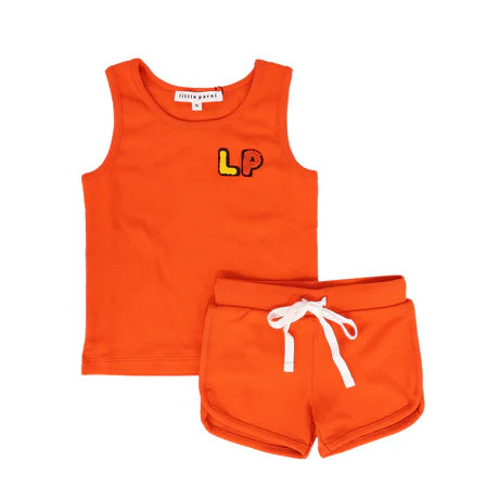 Little Parni Baby Tank Set K492 - Orange – Moonlight