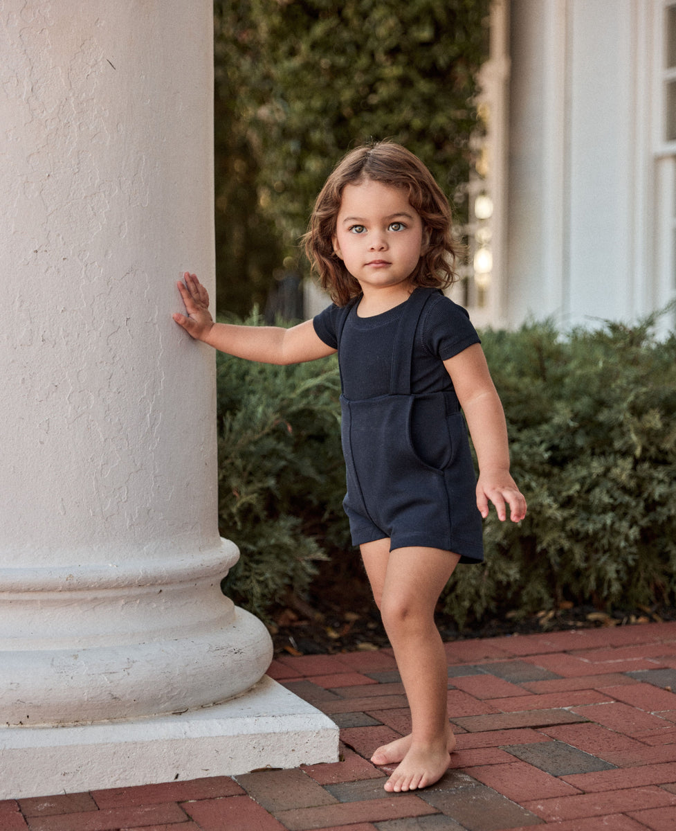 Little Parni Boys Overall Set (K650) - Navy Blue – Moonlight
