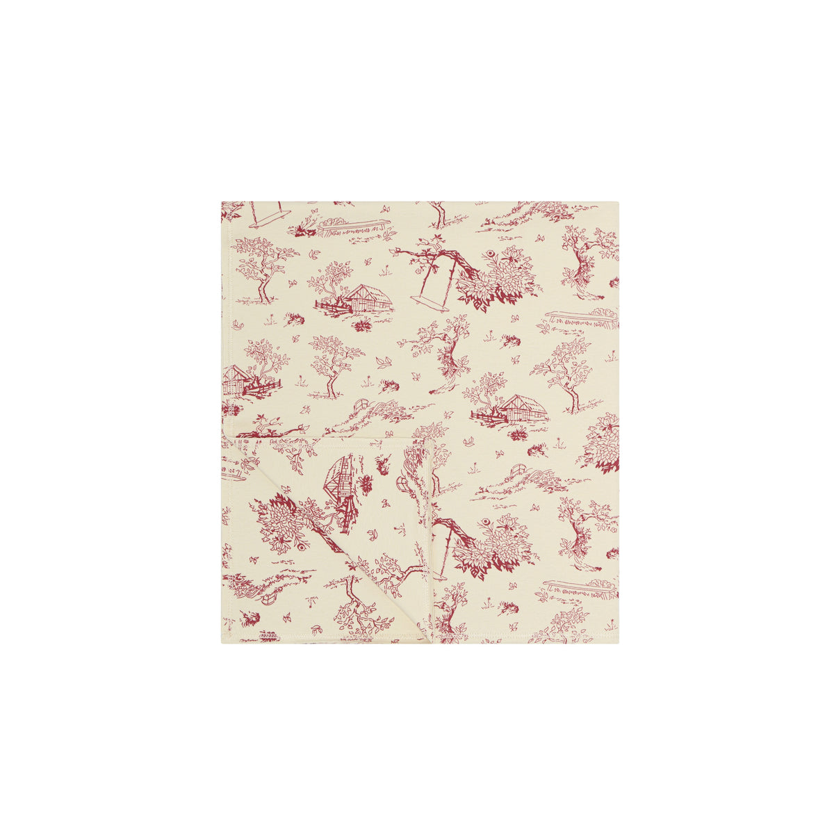 Parni PJ67 Toile Large Print Blanket - Red – Moonlight