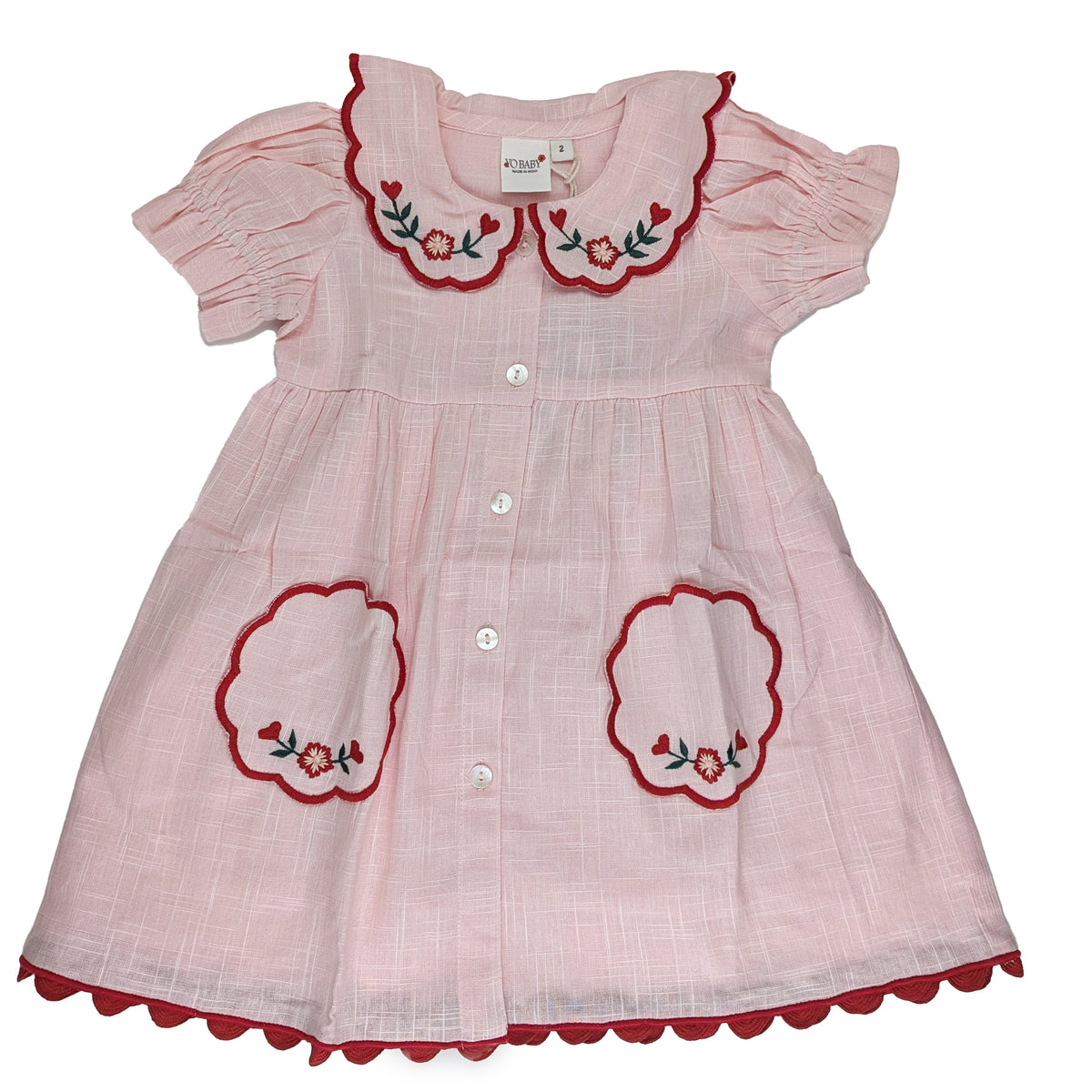 Yo Baby Ara Dress/Baby 2pc - Pink – Moonlight