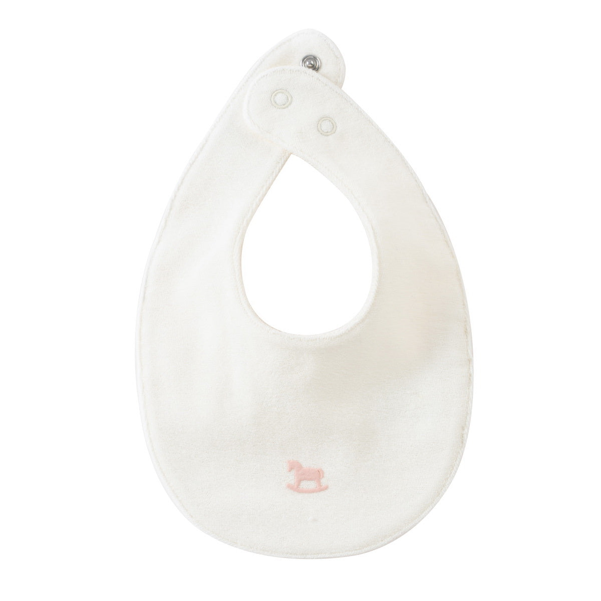 Kipp Terry Rocking Horse Bib - Pink – Moonlight