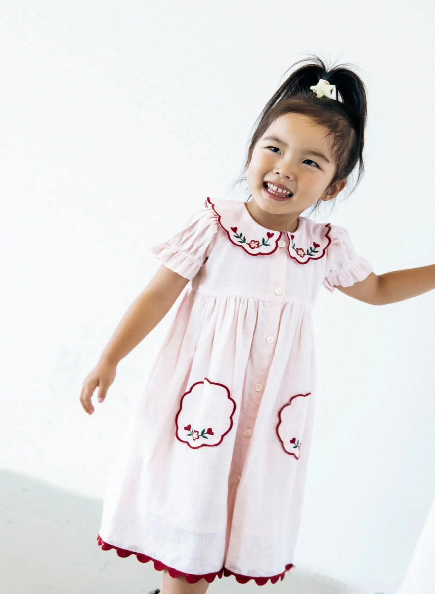 Yo Baby Ara Dress/Baby 2pc - Pink – Moonlight