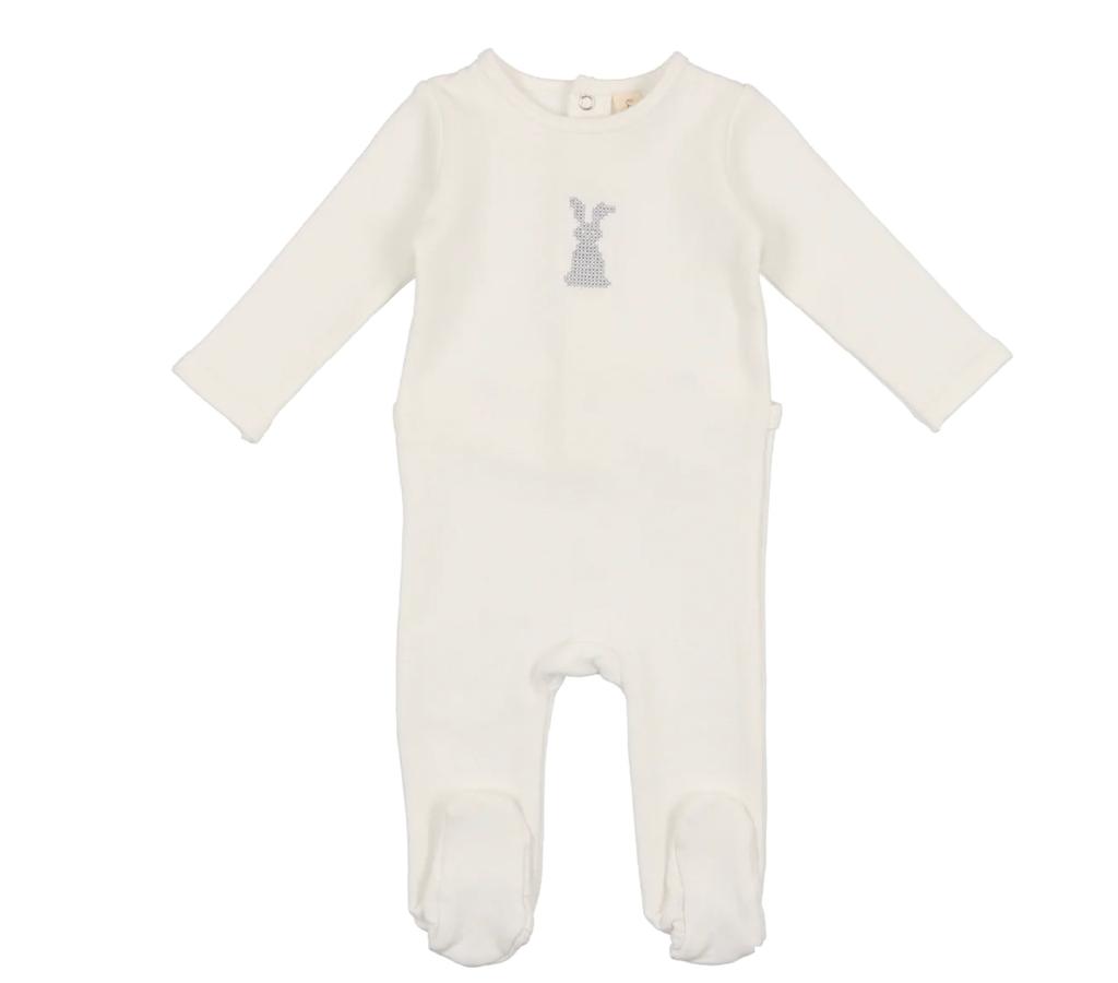 Lil Legs Bunny Set White/Blue – Moonlight Layette